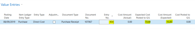Dynamics NAV \ Business Central – Expected Costing with Purchasing ...