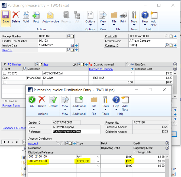 Dynamics NAV \ Business Central – Expected Costing with Purchasing ...