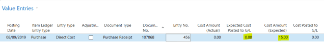 Dynamics NAV \ Business Central – Expected Costing with Purchasing ...