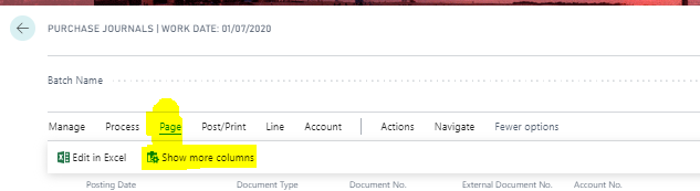 Dynamics 365 Business Central – Posting a Payables invoice to multiple ...
