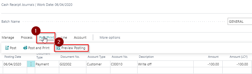 Dynamics 365 Business Central – Use Payment Tolerance to Write Off Amounts