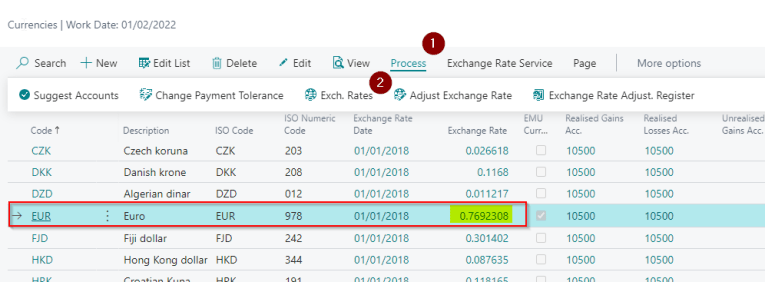 Dynamics 365 Business Central – Making sense of the Currency Exchange ...