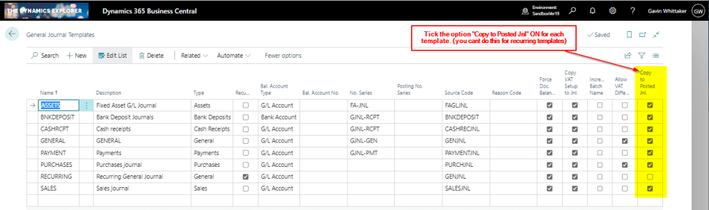 Dynamics 365 Business Central- How to Reverse a Journal on a different ...