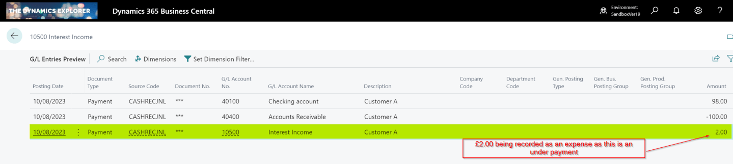 Dynamics 365 Business Central – Write off overpayments and ...