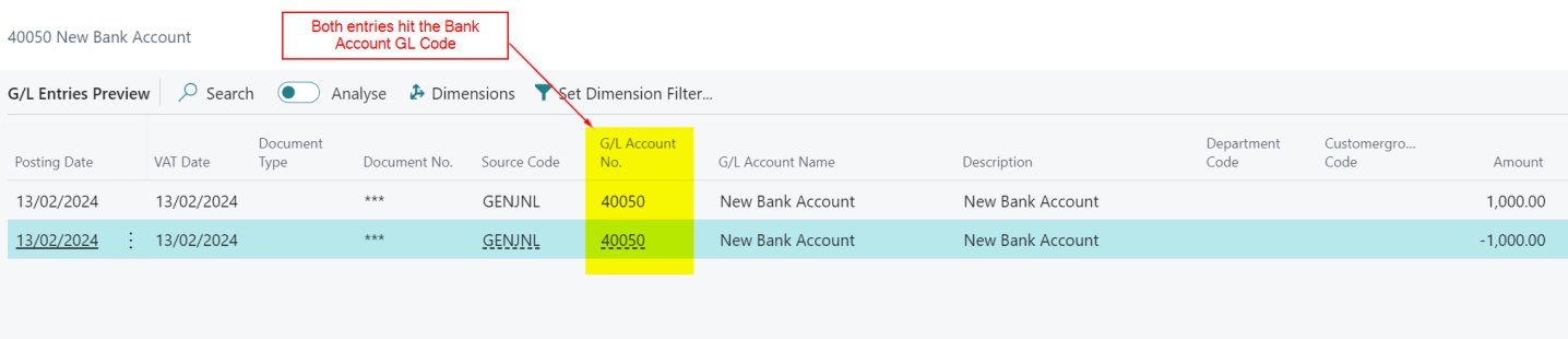 Dynamics 365 Business Central – How I post Opening Balances for Bank ...