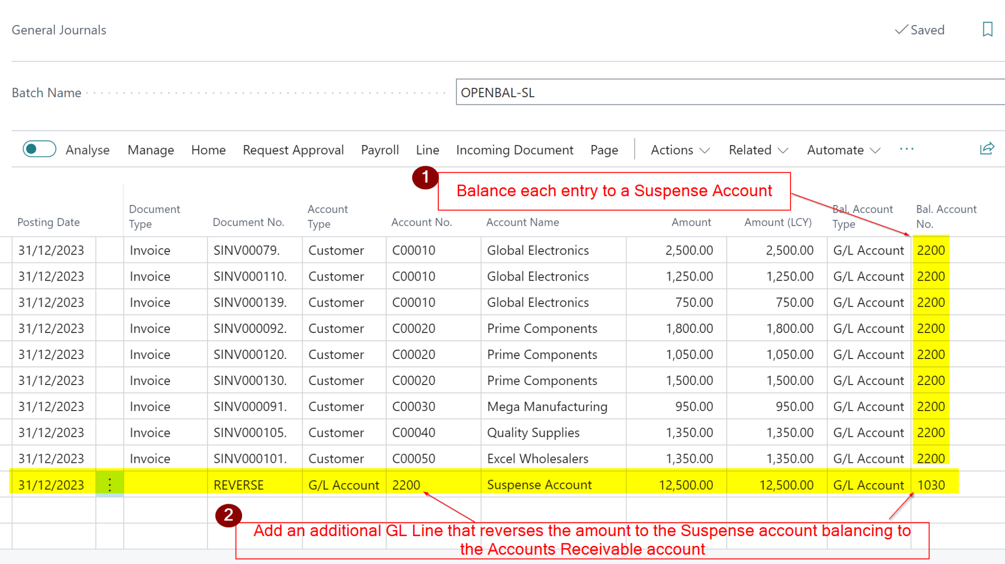 Dynamics 365 Business Central – A couple of methods I use when posting ...