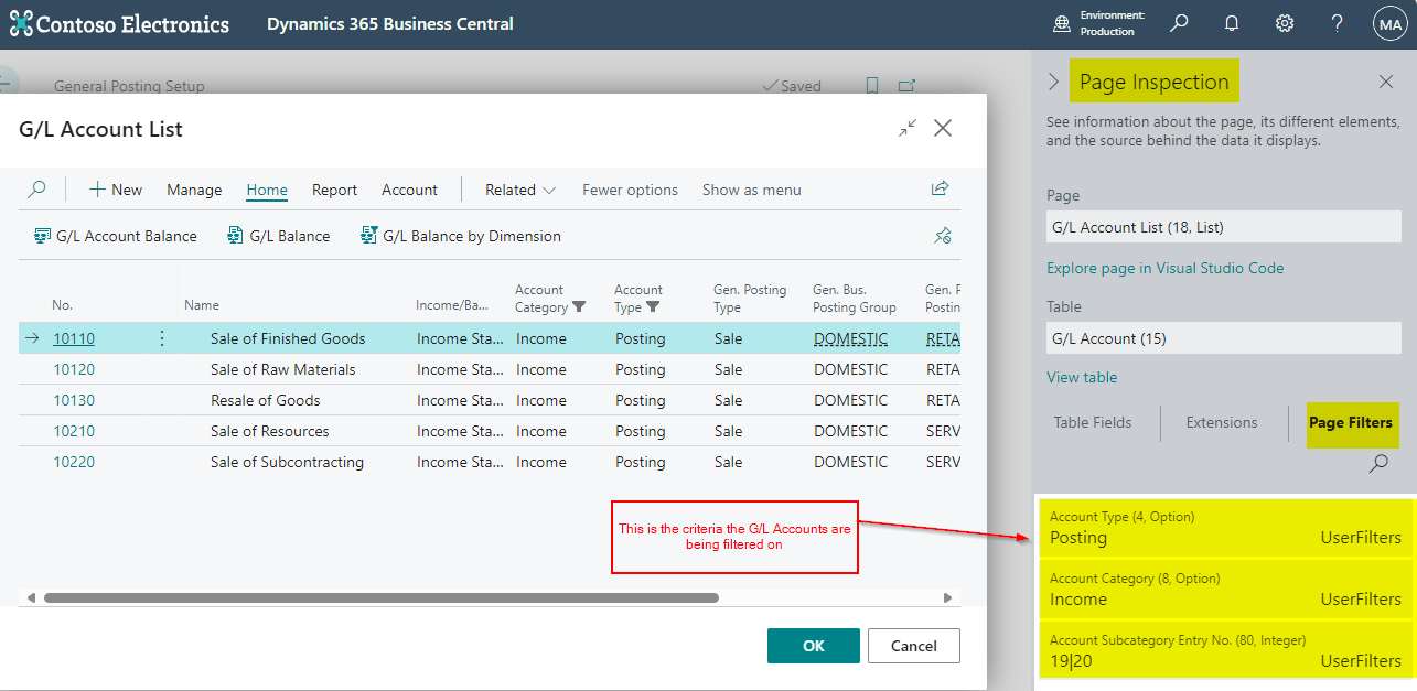 Dynamics 365 Business Central – Why can’t I see all of the General ...