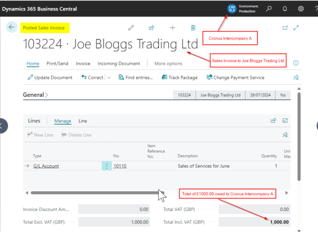 Dynamics 365 Business Central – How to post a Payment in one company ...