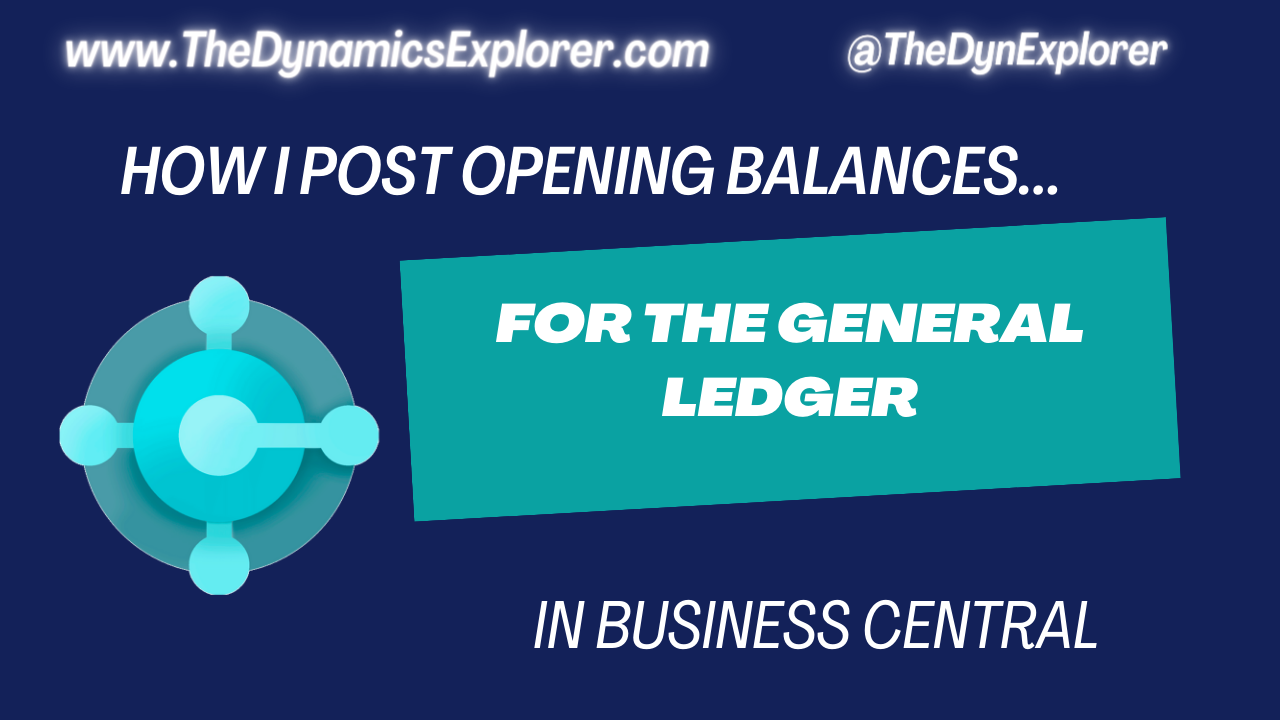 Dynamics 365 Business Central Posts