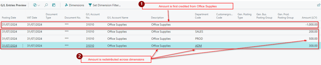 Dynamics 365 Business Central – How to quickly split the balance of a ...