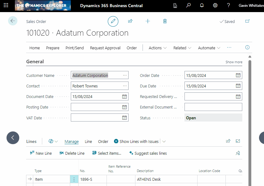 Dynamics 365 Business Central – Considerations for Document Date and ...
