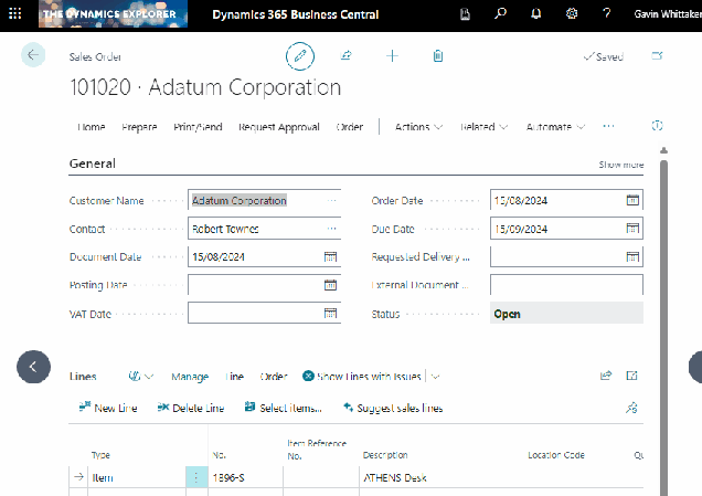 Dynamics 365 Business Central – Considerations for Document Date and ...
