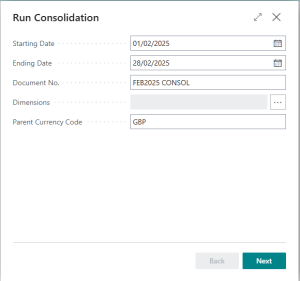 Dynamics 365 Business Central – Walkthrough of GL Consolidation with ...