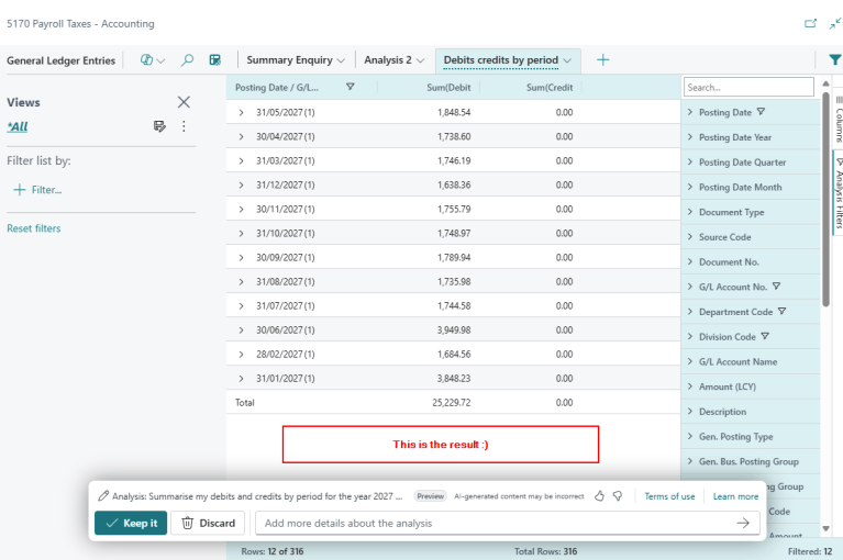 Dynamics GP to Business Central – How to Recreate the GL Summary ...