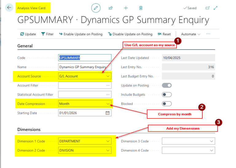 Dynamics GP to Business Central – How to Recreate the GL Summary ...