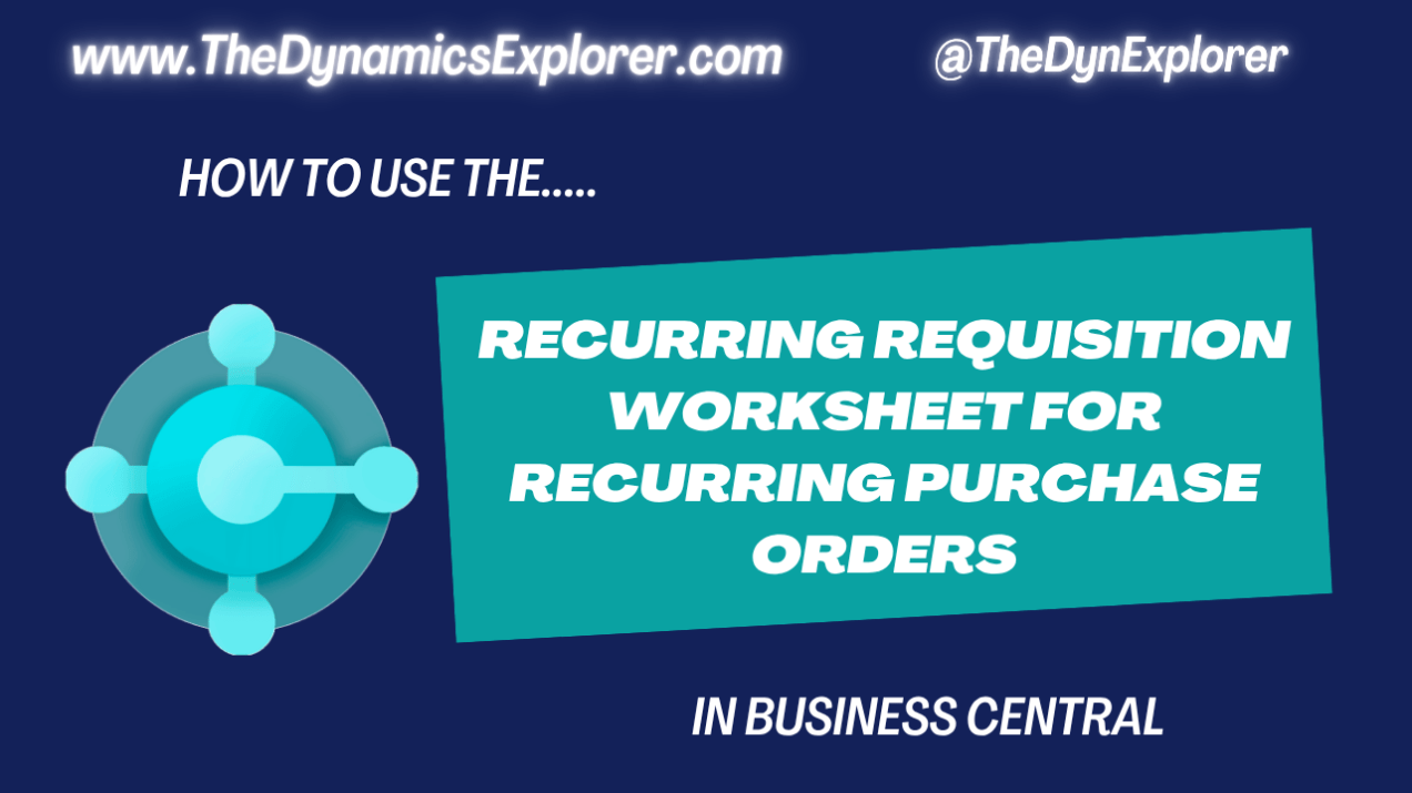 Dynamics 365 Business Central Posts