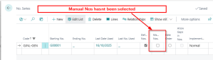 Dynamics 365 Business Central – Error Message “You have one or more ...
